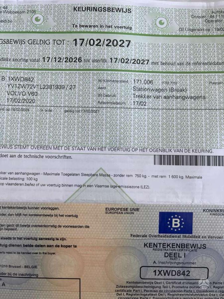 Черный Вольво B60 2020 в Каунас, объемом двигателя 1.97 л и пробегом 180 тыс. км за 13300 €, фото 27 на AUTOMOTO.COM.LV