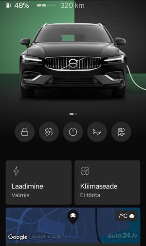 Black Volvo V60 2021 in Tallinn, with an engine capacity of 2.00 L and mileage of 120 thousand km for 23650 €, photo 22 on AUTOMOTO.COM.LV