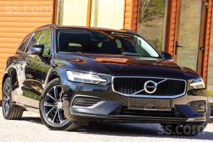 Black Volvo V60 2021 in Tukums, with an engine capacity of 2.00 L and mileage of 182 thousand km for 16990 €, photo  on AUTOMOTO.COM.LV