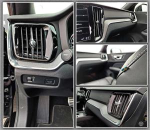 Black Volvo V60 2022 in Vilnius, with an engine capacity of 1.97 L and mileage of 210 thousand km for 20990 €, photo 32 on AUTOMOTO.COM.LV