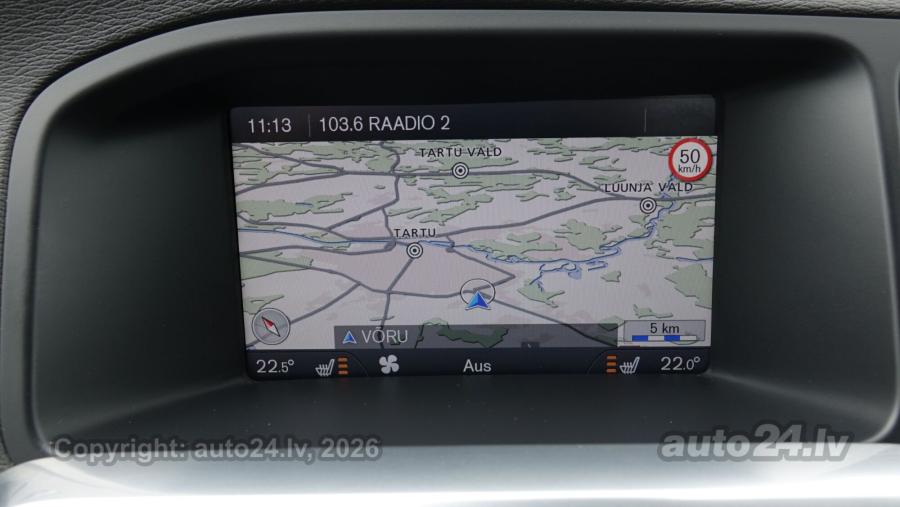 Blue Volvo V60 2012 in Tartu, with an engine capacity of 2.00 L and mileage of 207 thousand km for 8490 €, photo 25 on AUTOMOTO.COM.LV
