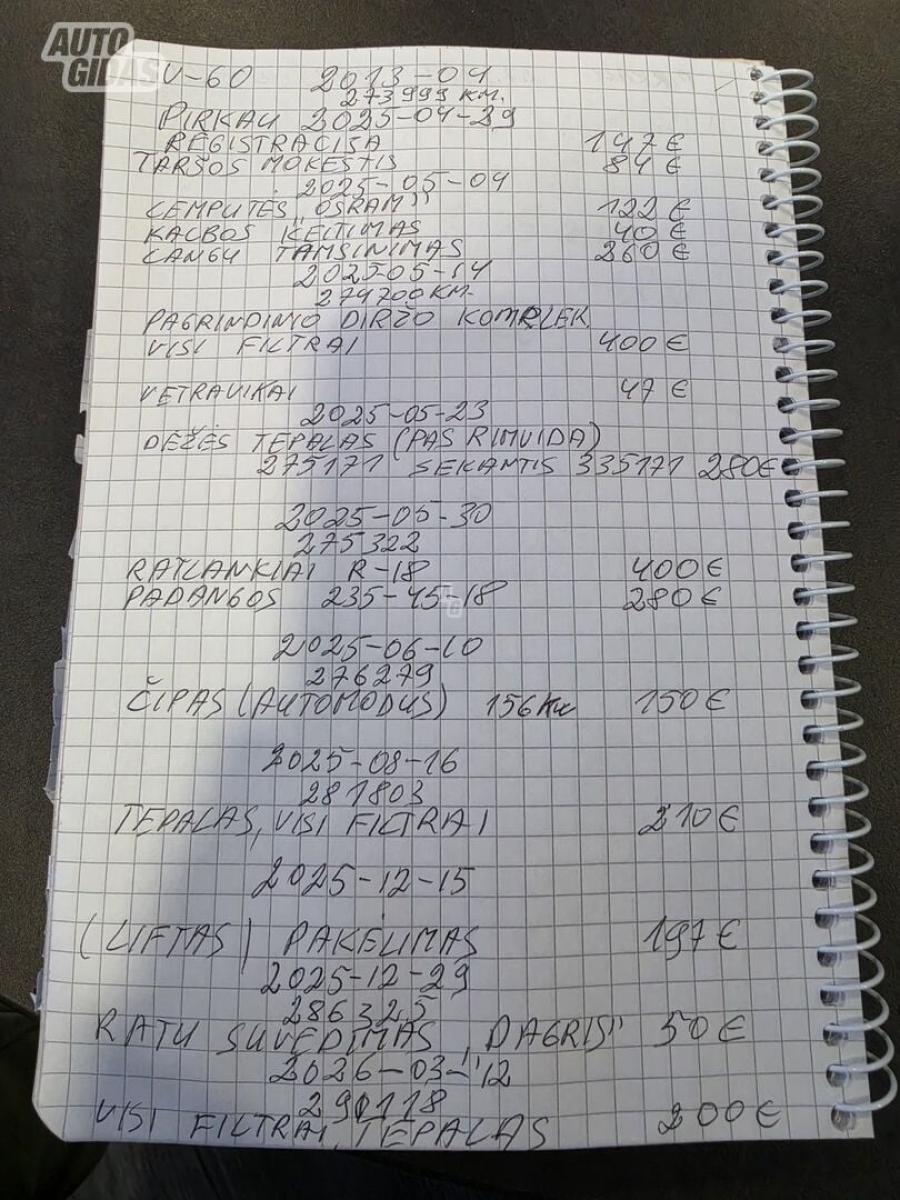 Синий Вольво B60 2013 в Шяуляй, объемом двигателя 2.00 л и пробегом 297 тыс. км за 8000 €, фото 27 на AUTOMOTO.COM.LV