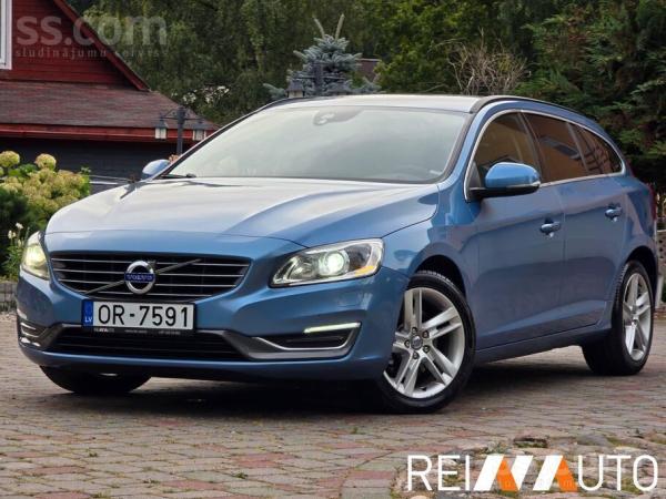Blue Volvo V60 2014 in Riga, with an engine capacity of 2.00 L and mileage of 339 thousand km for 6850 €, photo 1 on AUTOMOTO.COM.LV