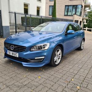 Blue Volvo V60 2014 in Tartu, with an engine capacity of 2.40 L and mileage of 271 thousand km for 9300 €, photo  on AUTOMOTO.COM.LV