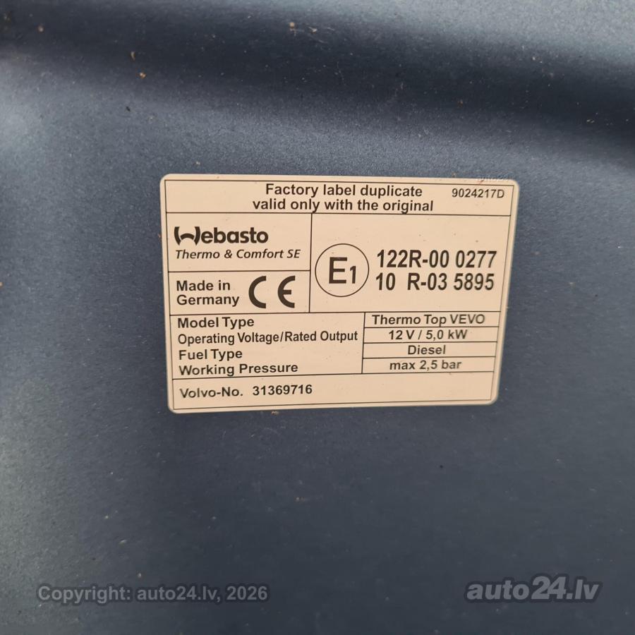 Синий Вольво B60 2014 в Тарту, объемом двигателя 2.40 л и пробегом 271 тыс. км за 9300 €, фото 25 на AUTOMOTO.COM.LV