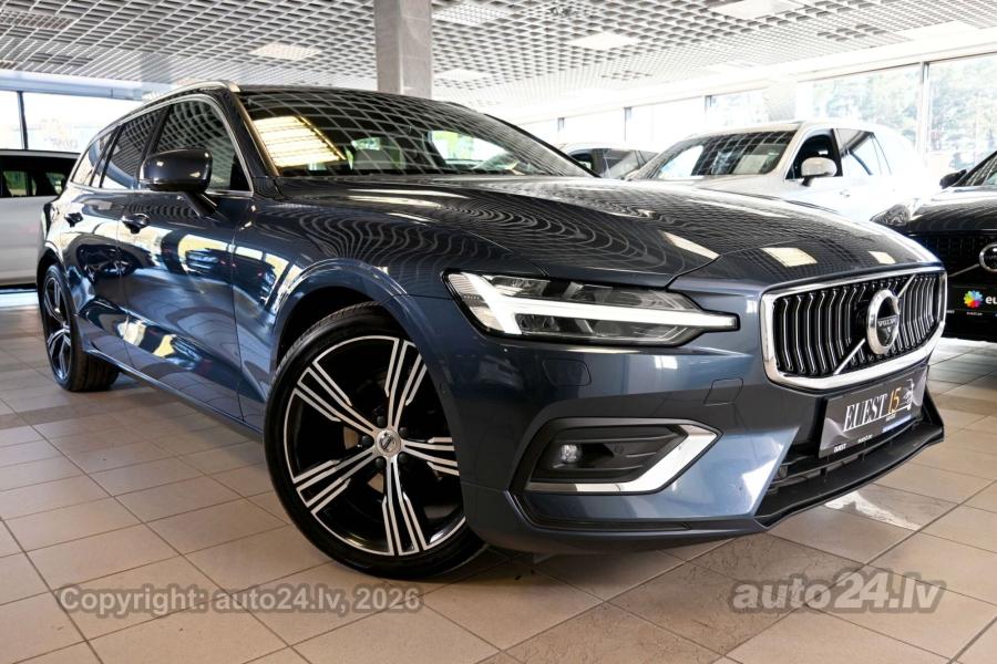 Zils Volvo V60 2018 Tallina, ar dzinēja tilpumu 2.00 L un nobraukumu 182 tūkst. km par 20990 €, foto 1 vietnē AUTOMOTO.COM.LV
