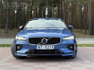 Blue Volvo V60 2019 in Riga, with an engine capacity of 2.00 L and mileage of 215 thousand km for 22950 €, photo  on AUTOMOTO.COM.LV