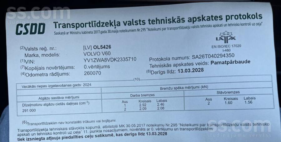Синий Вольво B60 2019 в Кулдига, объемом двигателя 2.00 л и пробегом 260 тыс. км за 12090 €, фото 32 на AUTOMOTO.COM.LV
