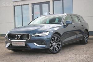 Blue Volvo V60 2019 in Tukums, with an engine capacity of 2.00 L and mileage of 108 thousand km for 17994 €, photo  on AUTOMOTO.COM.LV