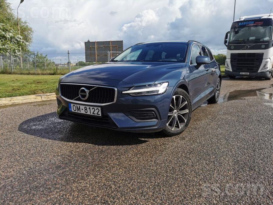 Zils Volvo V60 2021 Bauska, ar dzinēja tilpumu 2.00 L un nobraukumu 185 tūkst. km par 16200 €, foto 3 vietnē AUTOMOTO.COM.LV