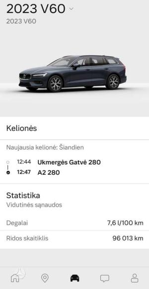 Zils Volvo V60 2022 Viļņa, ar dzinēja tilpumu 1.97 L un nobraukumu 96 tūkst. km par 27700 €, foto 40 vietnē AUTOMOTO.COM.LV