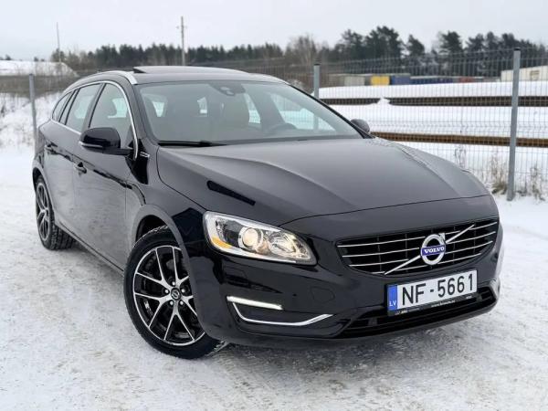 Brown Volvo V60 2014 in Riga, with an engine capacity of 2.40 L and mileage of 0 thousand km for 7350 €, photo 1 on AUTOMOTO.COM.LV