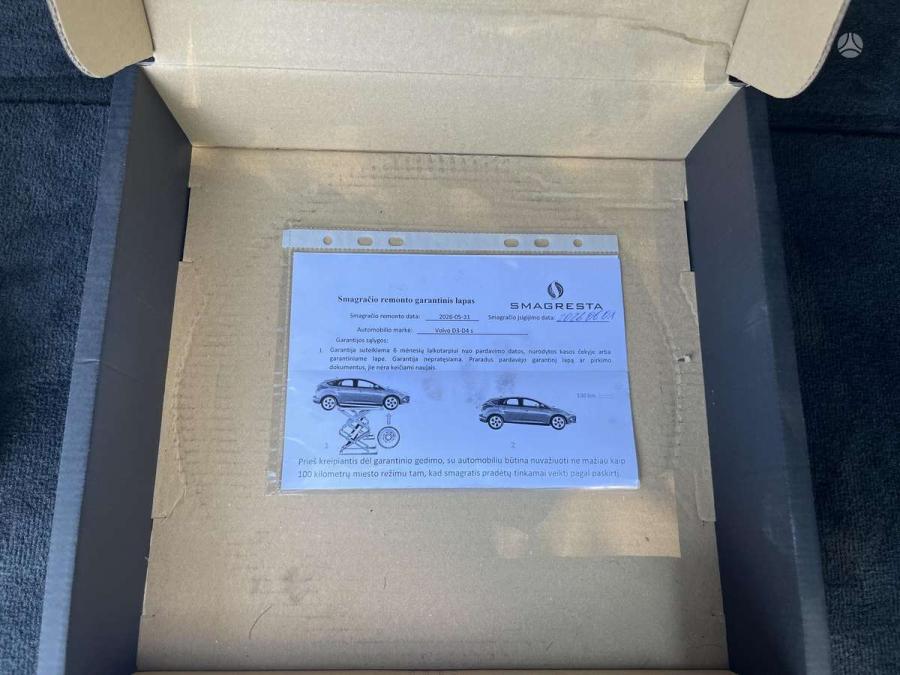 Brown Volvo V60 2014 in Prienai, with an engine capacity of 2.00 L and mileage of 289 thousand km for 6250 €, photo 22 on AUTOMOTO.COM.LV