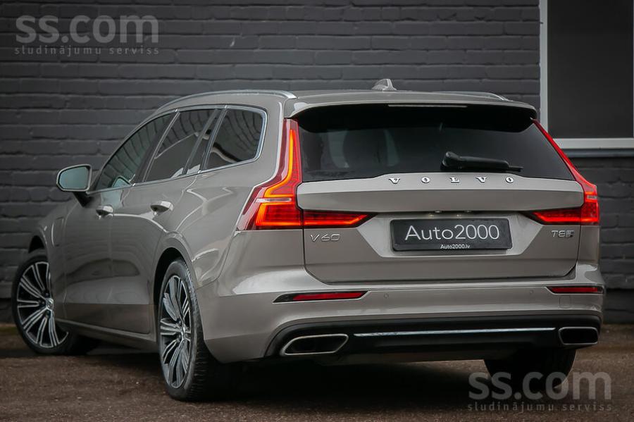 Brown Volvo V60 2019 in Tukums, with an engine capacity of 2.00 L and mileage of 209 thousand km for 18790 €, photo 5 on AUTOMOTO.COM.LV