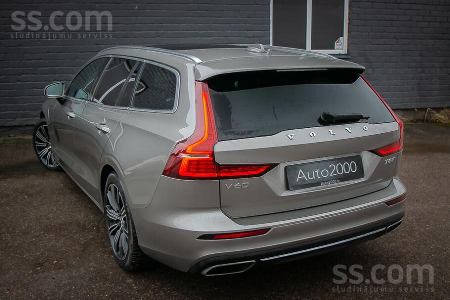 Brown Volvo V60 2019 in Tukums, with an engine capacity of 2.00 L and mileage of 209 thousand km for 18790 €, photo 6 on AUTOMOTO.COM.LV