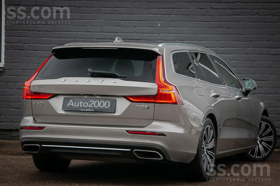 Brown Volvo V60 2019 in Tukums, with an engine capacity of 2.00 L and mileage of 209 thousand km for 18790 €, photo 7 on AUTOMOTO.COM.LV