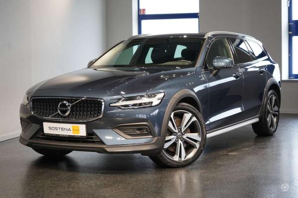 Zils Volvo V60 Cross Country 2021 Viļņa, ar dzinēja tilpumu 1.97 L un nobraukumu 83 tūkst. km par 28900 €, foto 1 vietnē AUTOMOTO.COM.LV