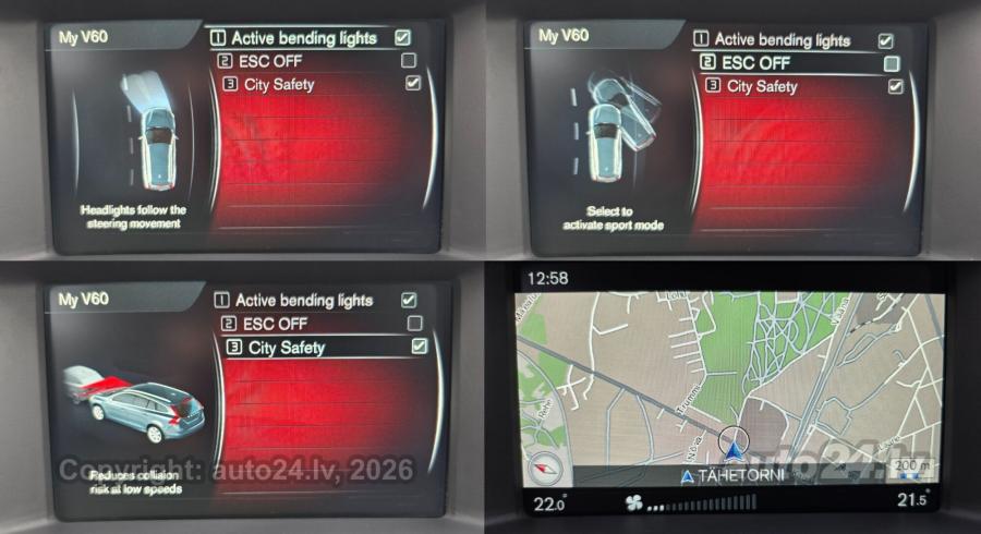 Grey Volvo V60 Cross Country 2016 in Tallinn, with an engine capacity of 2.00 L and mileage of 205 thousand km for 11499 €, photo 20 on AUTOMOTO.COM.LV