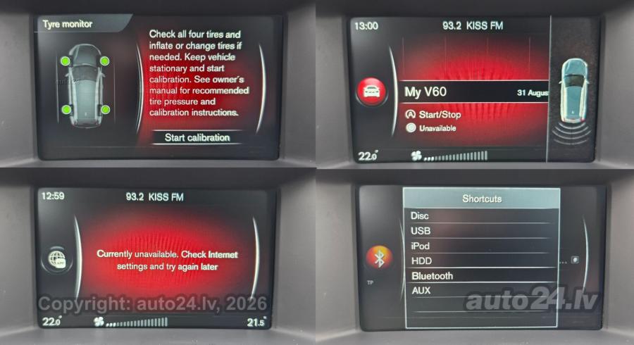 Grey Volvo V60 Cross Country 2016 in Tallinn, with an engine capacity of 2.00 L and mileage of 205 thousand km for 11499 €, photo 21 on AUTOMOTO.COM.LV