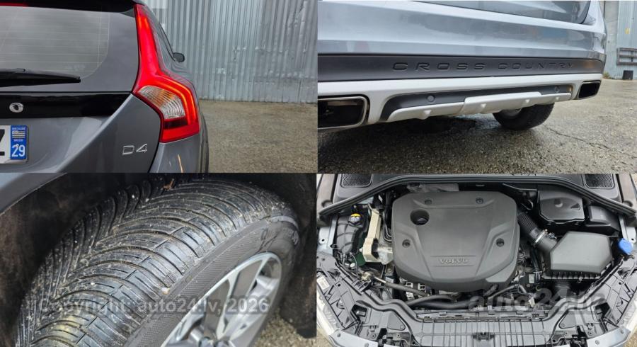 Grey Volvo V60 Cross Country 2016 in Tallinn, with an engine capacity of 2.00 L and mileage of 205 thousand km for 11499 €, photo 22 on AUTOMOTO.COM.LV