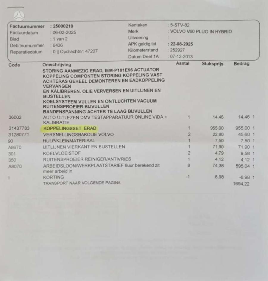 Grey Volvo V60 2013 in Vilnius, with an engine capacity of 2.40 L and mileage of 286 thousand km for 6999 €, photo 29 on AUTOMOTO.COM.LV