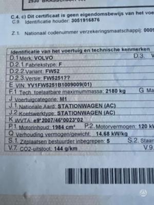 Pelēks Volvo V60 2011 Kauņa, ar dzinēja tilpumu 1.98 L un nobraukumu 246 tūkst. km par 5300 €, foto 21 vietnē AUTOMOTO.COM.LV