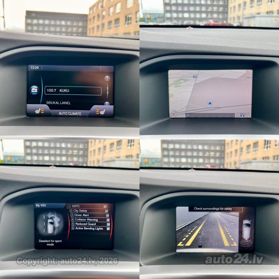 Pelēks Volvo V60 2012 Tallina, ar dzinēja tilpumu 2.40 L un nobraukumu 212 tūkst. km par 7999 €, foto 22 vietnē AUTOMOTO.COM.LV