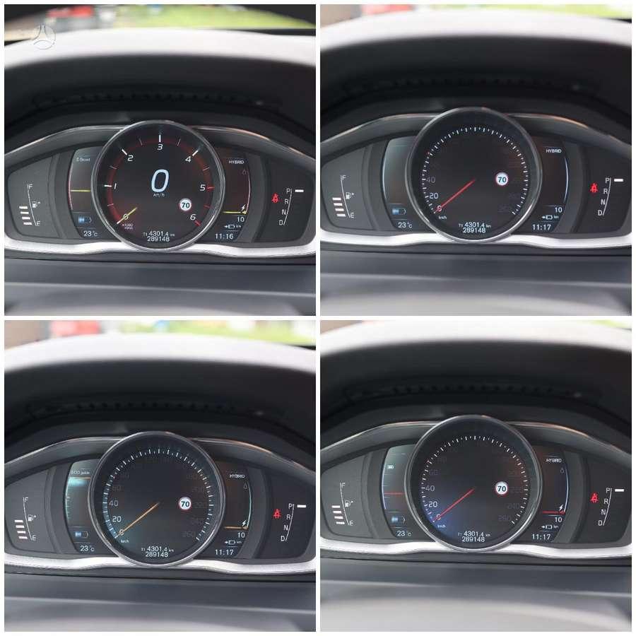 Pelēks Volvo V60 2013 Alīta, ar dzinēja tilpumu 2.40 L un nobraukumu 289 tūkst. km par 6300 €, foto 18 vietnē AUTOMOTO.COM.LV