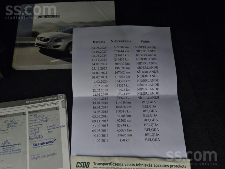 Grey Volvo V60 2013 in Jelgava, with an engine capacity of 2.00 L and mileage of 0 thousand km for 5650 €, photo 23 on AUTOMOTO.COM.LV