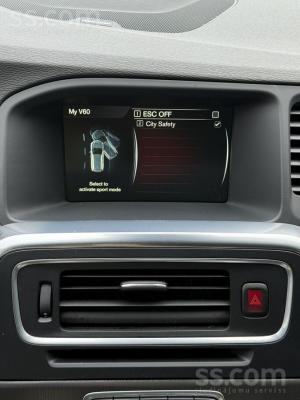 Grey Volvo V60 2014 in Riga, with an engine capacity of 2.40 L and mileage of 0 thousand km for 9800 €, photo 10 on AUTOMOTO.COM.LV