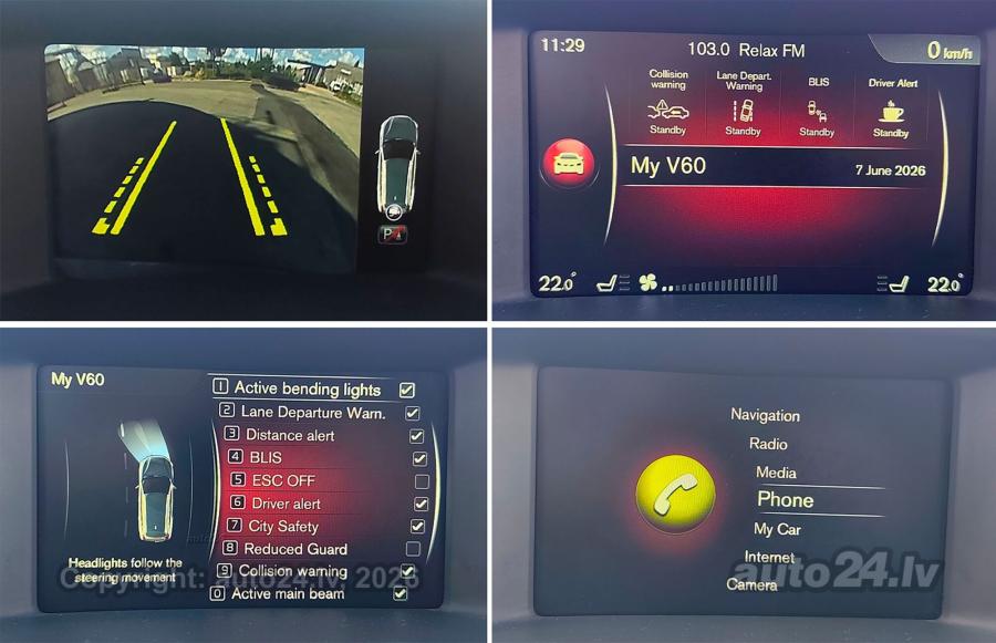Pelēks Volvo V60 2015 Tartu, ar dzinēja tilpumu 2.40 L un nobraukumu 227 tūkst. km par 10900 €, foto 25 vietnē AUTOMOTO.COM.LV