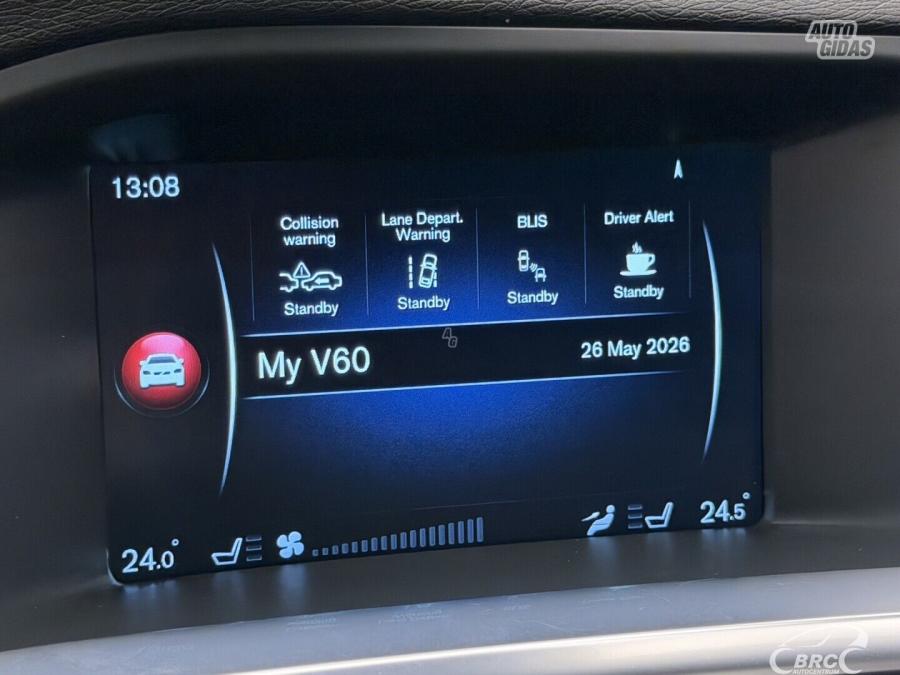 Серый Вольво B60 2015 в Авиженяй, объемом двигателя 2.40 л и пробегом 296 тыс. км за 6900 €, фото 32 на AUTOMOTO.COM.LV