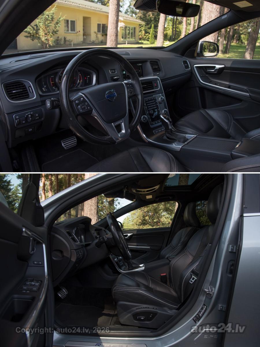 Grey Volvo V60 2015 in Parnu, with an engine capacity of 2.40 L and mileage of 251 thousand km for 10400 €, photo 10 on AUTOMOTO.COM.LV