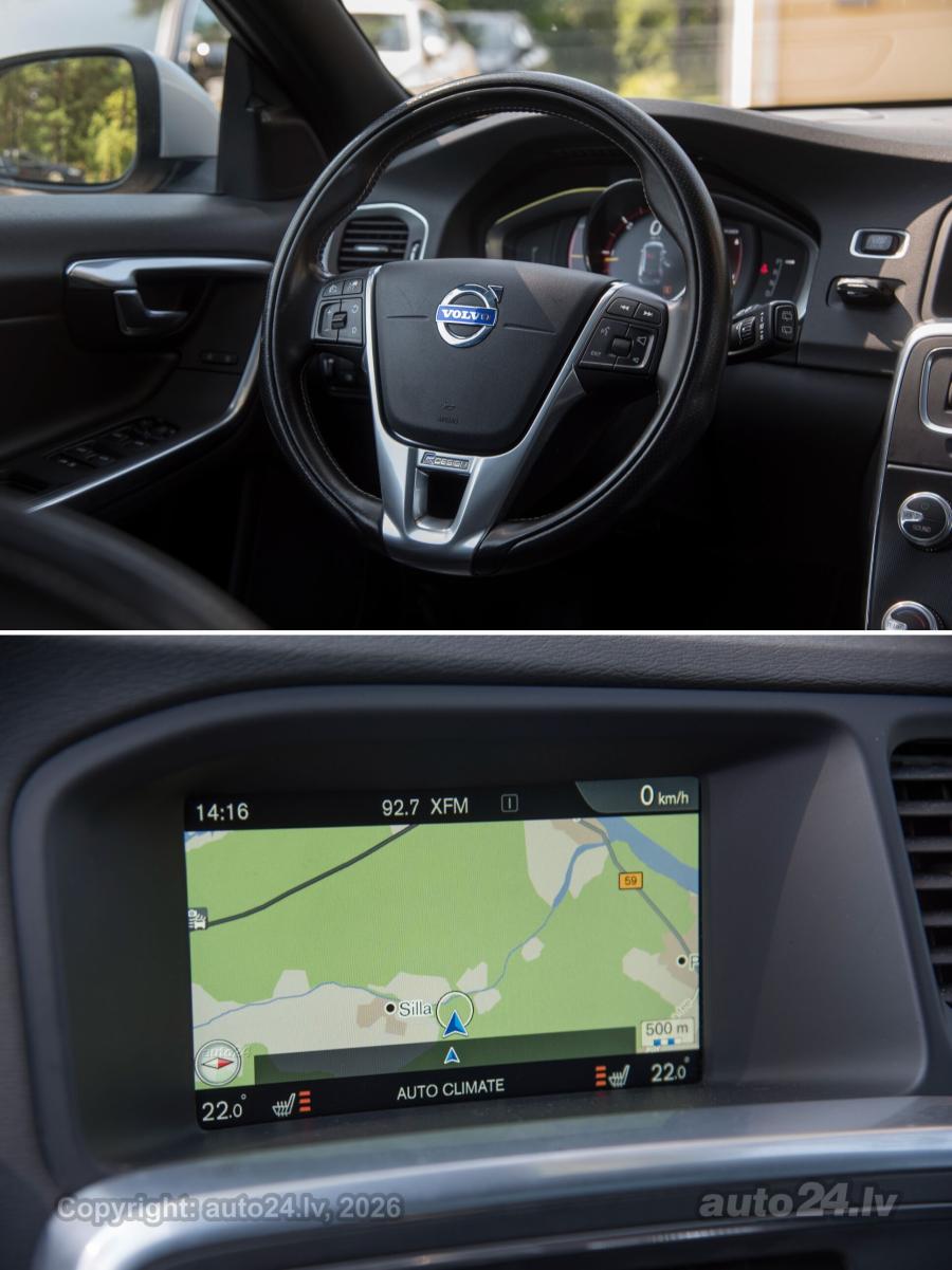 Grey Volvo V60 2015 in Parnu, with an engine capacity of 2.40 L and mileage of 251 thousand km for 10400 €, photo 15 on AUTOMOTO.COM.LV