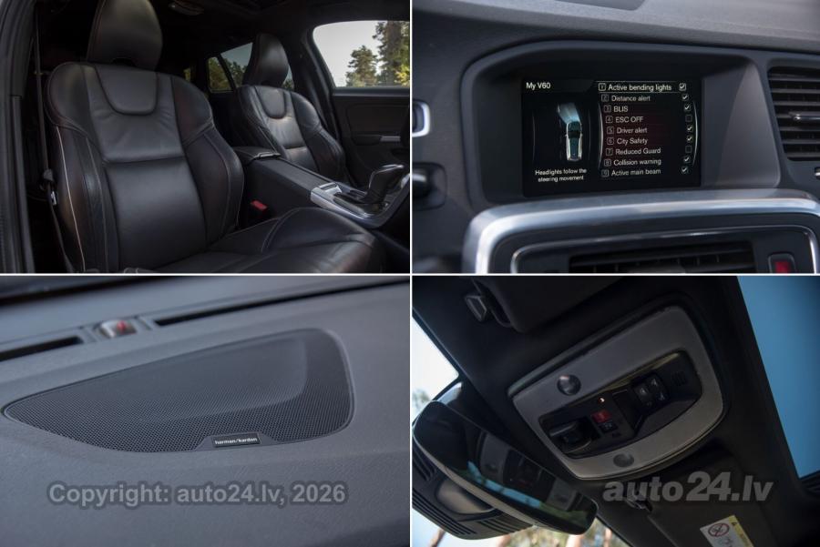 Grey Volvo V60 2015 in Parnu, with an engine capacity of 2.40 L and mileage of 251 thousand km for 10400 €, photo 17 on AUTOMOTO.COM.LV