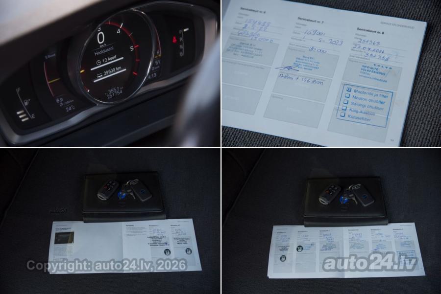 Grey Volvo V60 2015 in Parnu, with an engine capacity of 2.40 L and mileage of 251 thousand km for 10400 €, photo 21 on AUTOMOTO.COM.LV
