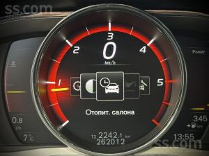 Grey Volvo V60 2016 in Jelgava, with an engine capacity of 2.00 L and mileage of 267 thousand km for 10990 €, photo 19 on AUTOMOTO.COM.LV