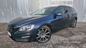 Pelēks Volvo V60 2016 Tallina, ar dzinēja tilpumu 2.00 L un nobraukumu 185 tūkst. km par 8590 €, foto  vietnē AUTOMOTO.COM.LV