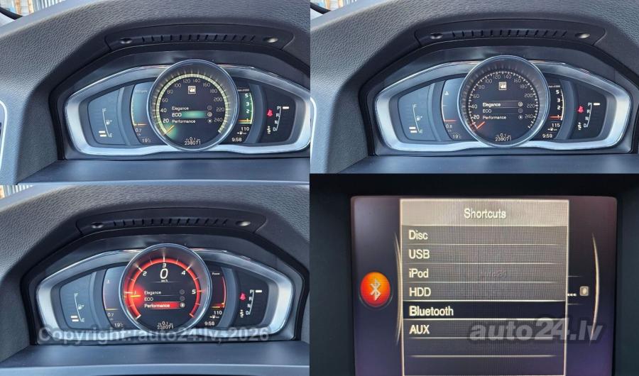 Grey Volvo V60 2017 in Tallinn, with an engine capacity of 2.00 L and mileage of 238 thousand km for 8290 €, photo 18 on AUTOMOTO.COM.LV
