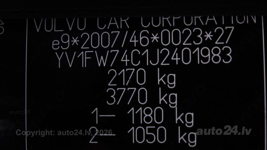 Серый Вольво B60 2018 в Тарту, объемом двигателя 2.00 л и пробегом 181 тыс. км за 10990 €, фото 4 на AUTOMOTO.COM.LV