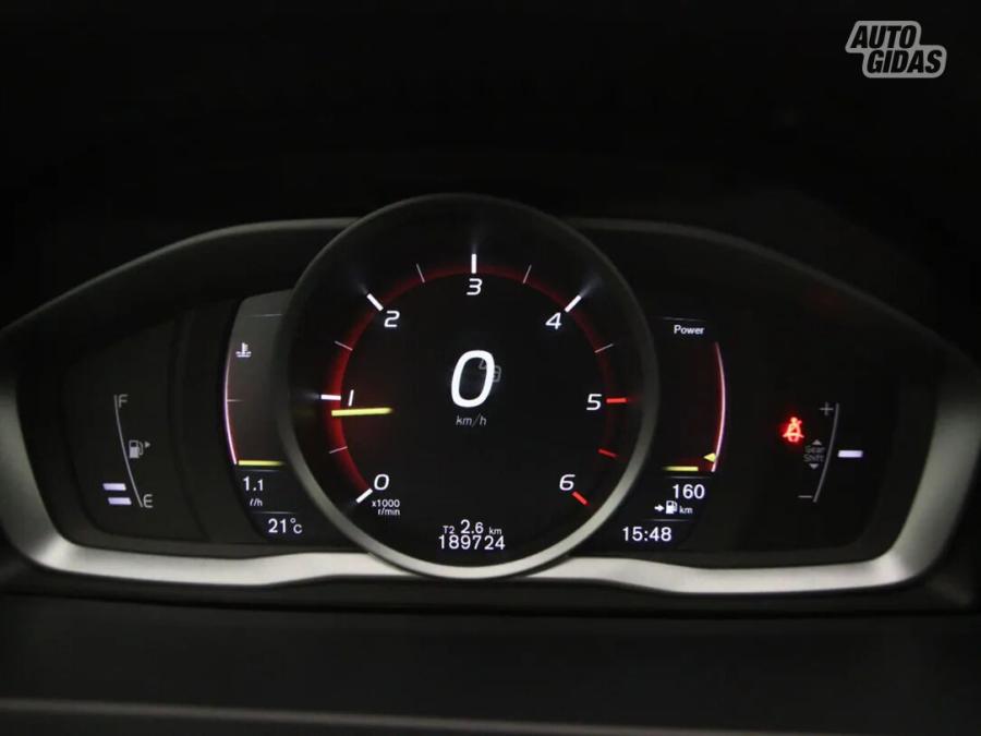 Серый Вольво B60 2018 в Вильнюс, объемом двигателя 2.00 л и пробегом 190 тыс. км за 11799 €, фото 20 на AUTOMOTO.COM.LV
