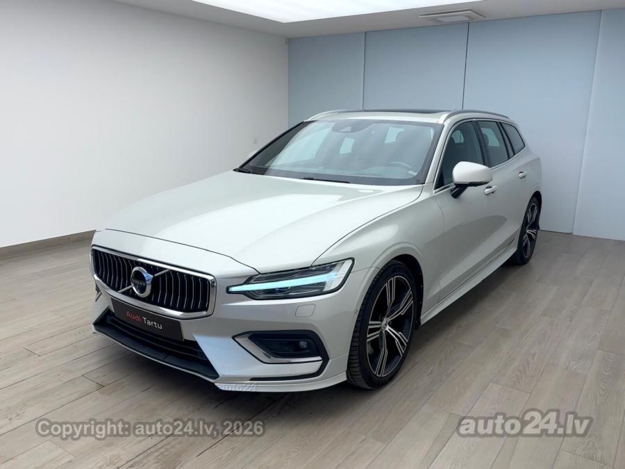 Grey Volvo V60 2018 in Tartu, with an engine capacity of 2.00 L and mileage of 144 thousand km for 24900 €, photo 1 on AUTOMOTO.COM.LV