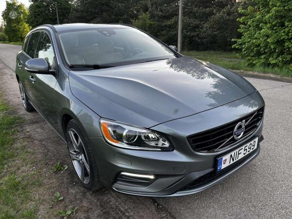 Pelēks Volvo V60 2018 Kauņa, ar dzinēja tilpumu 1.97 L un nobraukumu 89 tūkst. km par 14500 €, foto 7 vietnē AUTOMOTO.COM.LV