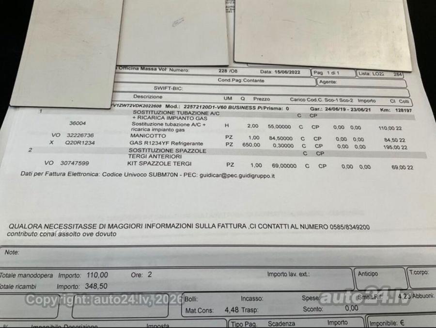 Серый Вольво B60 2019 в Таллин, объемом двигателя 2.00 л и пробегом 284 тыс. км за 13500 €, фото 23 на AUTOMOTO.COM.LV