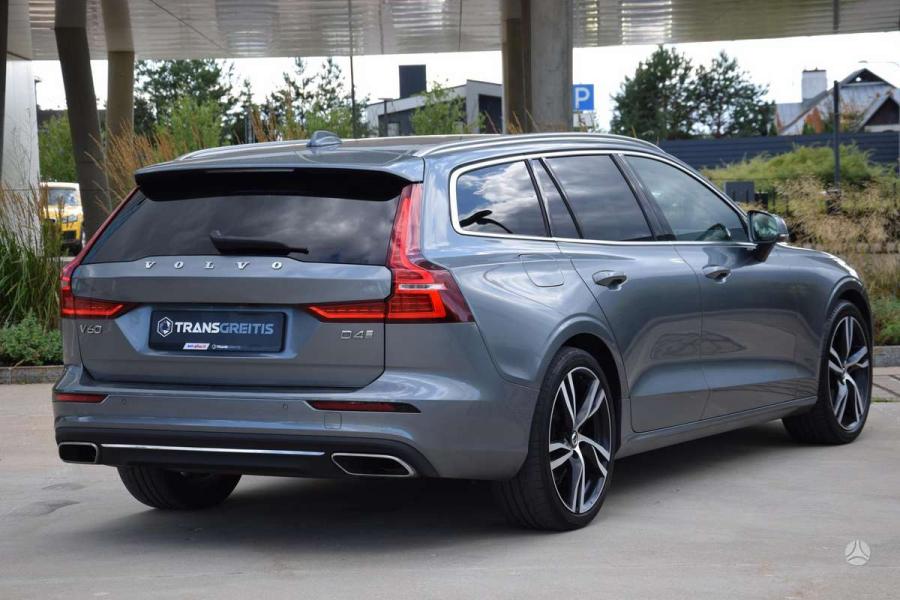 Pelēks Volvo V60 2019 Viļņa, ar dzinēja tilpumu 1.97 L un nobraukumu 240 tūkst. km par 14800 €, foto 13 vietnē AUTOMOTO.COM.LV