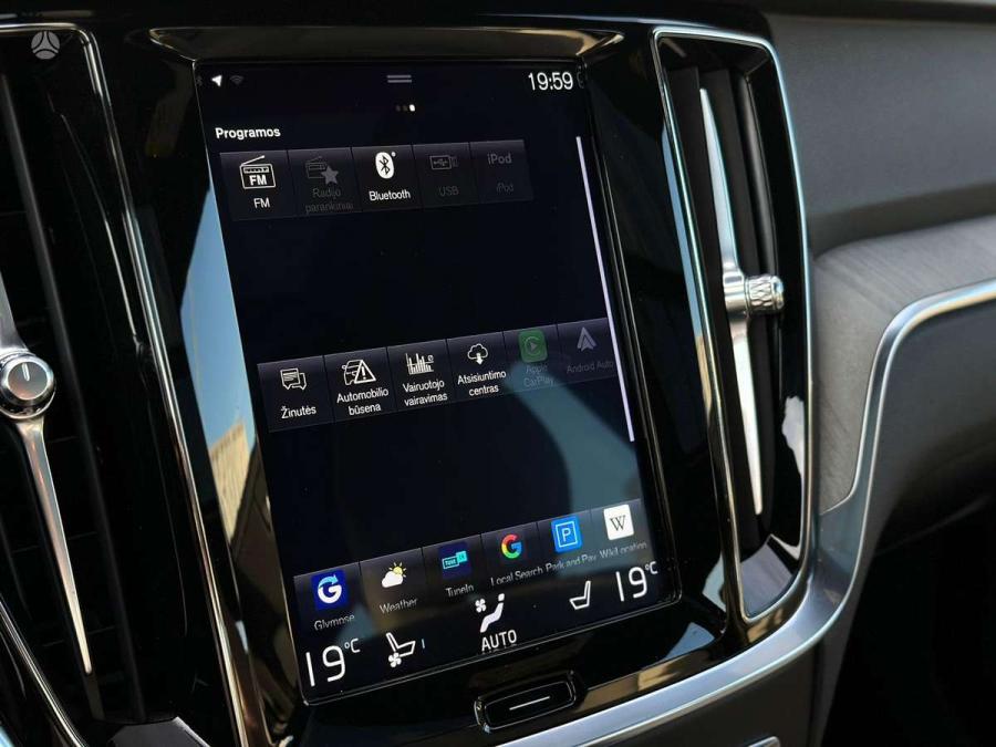 Pelēks Volvo V60 2019 Viļņa, ar dzinēja tilpumu 1.97 L un nobraukumu 101 tūkst. km par 27199 €, foto 29 vietnē AUTOMOTO.COM.LV