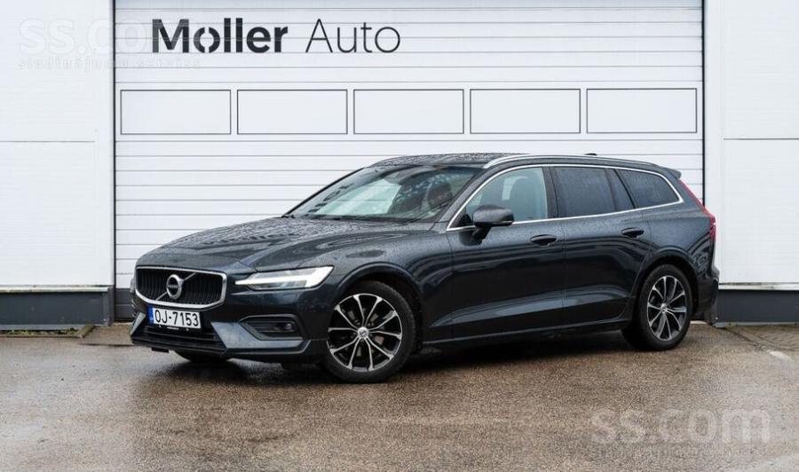 Grey Volvo V60 2020 in Riga, with an engine capacity of 2.00 L and mileage of 181 thousand km for 18500 €, photo 1 on AUTOMOTO.COM.LV