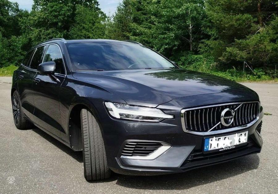 Pelēks Volvo V60 2020 Klaipėda, ar dzinēja tilpumu 1.97 L un nobraukumu 164 tūkst. km par 21400 €, foto 3 vietnē AUTOMOTO.COM.LV