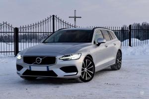 Grey Volvo V60 2021 in Taurage, with an engine capacity of 1.97 L and mileage of 220 thousand km for 16500 €, photo  on AUTOMOTO.COM.LV