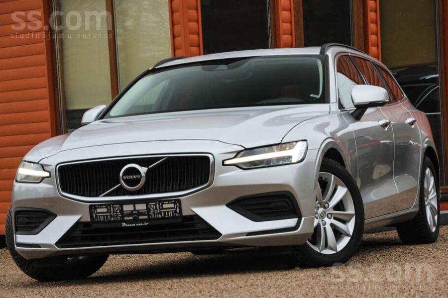 Pelēks Volvo V60 2021 Tukums, ar dzinēja tilpumu 2.00 L un nobraukumu 195 tūkst. km par 100 €, foto 3 vietnē AUTOMOTO.COM.LV